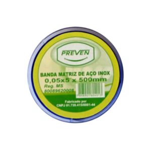 Fita Banda Matriz Metálica 5mm - Preven - Dental Palmeiras | Produtos ...